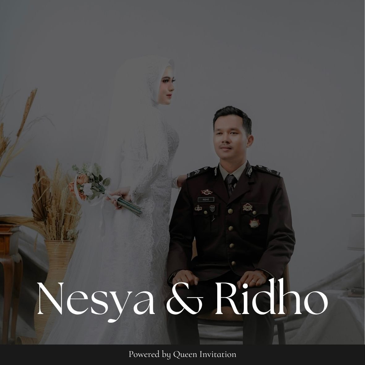 Wedding of Nesya & Ridho - Queen Invitation